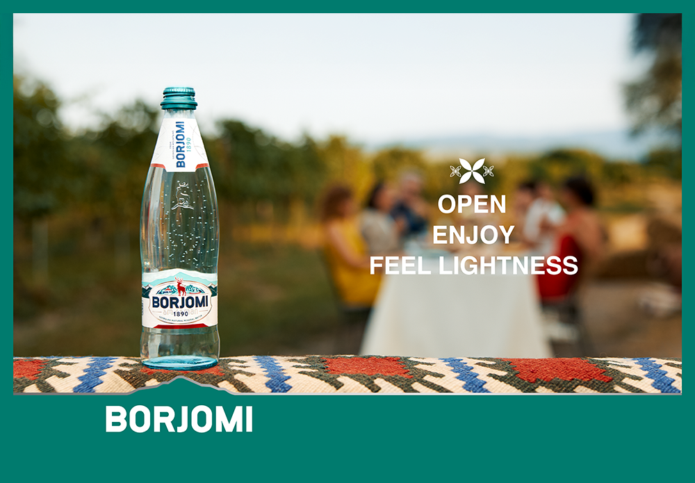 Georgian Mineral Water “Borjomi” Inviting You on a Gastronomic Adventure