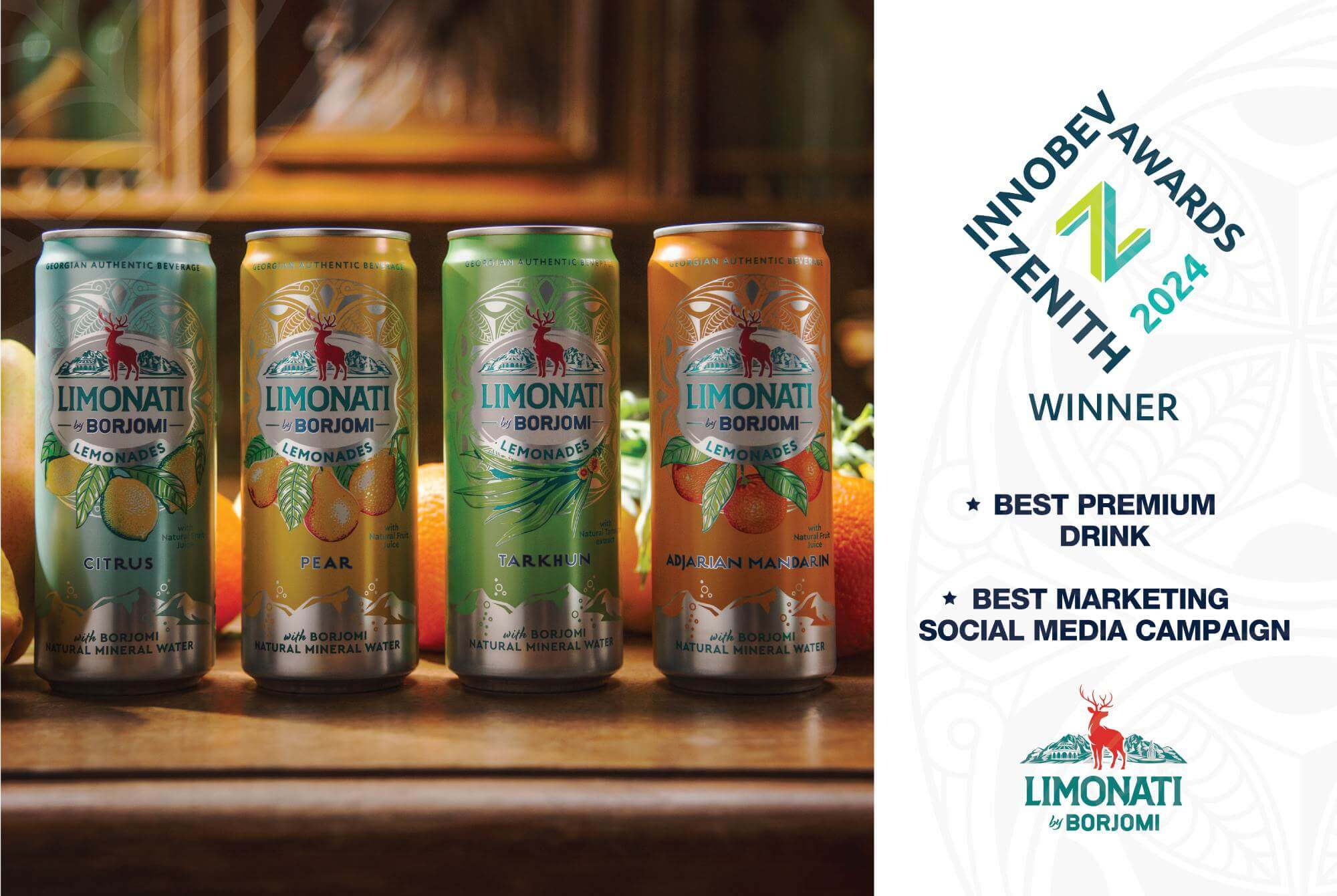 "Limonati by Borjomi" - Winner of Zenith Global's Innobev Awards 2024 ...